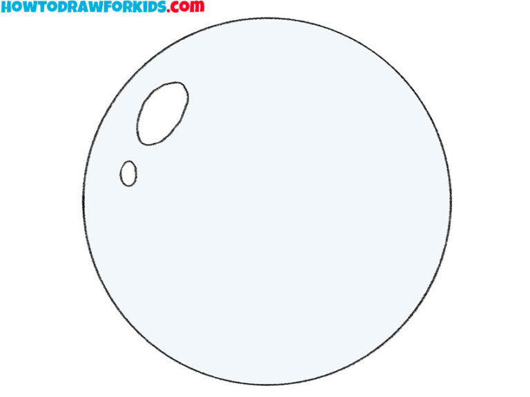 How to Draw a Bubble - Easy Drawing Tutorial For Kids