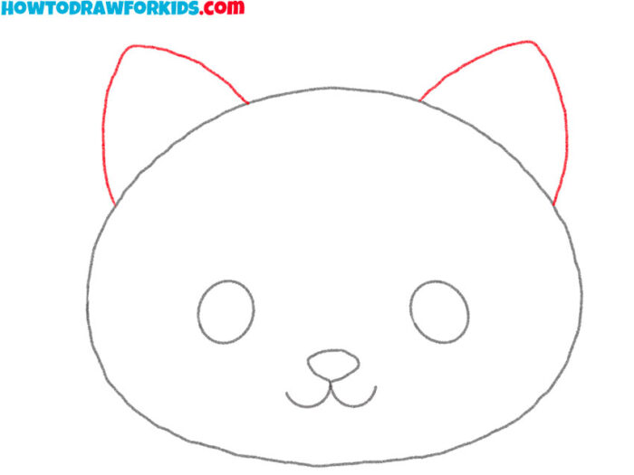 How to Draw a Cat Face - Easy Drawing Tutorial For Kids