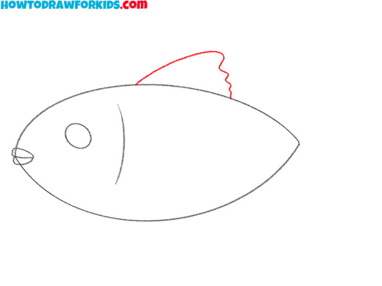 How to Draw an Easy Fish - Easy Drawing Tutorial For Kids