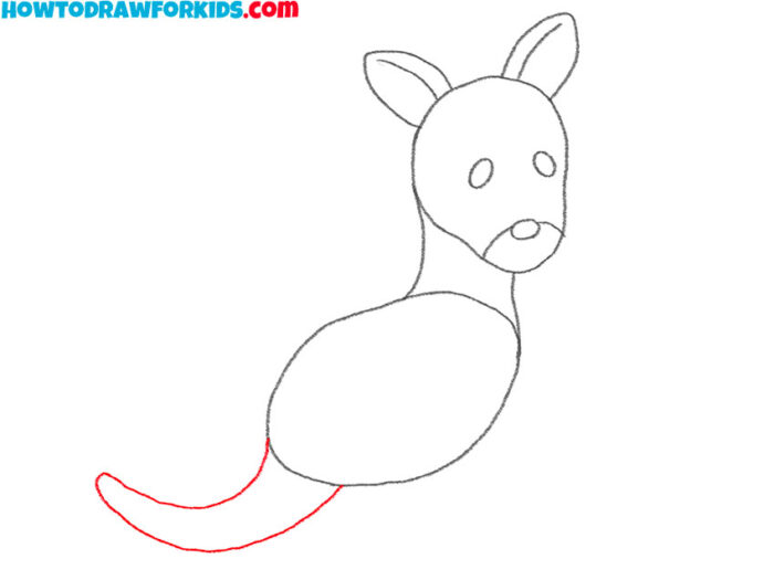 How to Draw a Kangaroo - Easy Drawing Tutorial For Kids