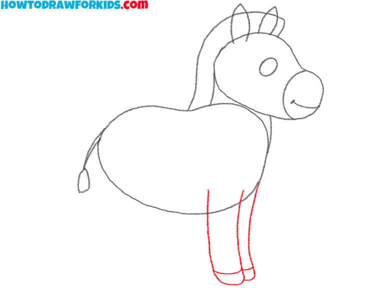 How to Draw a Zebra - Easy Drawing Tutorial For Kids