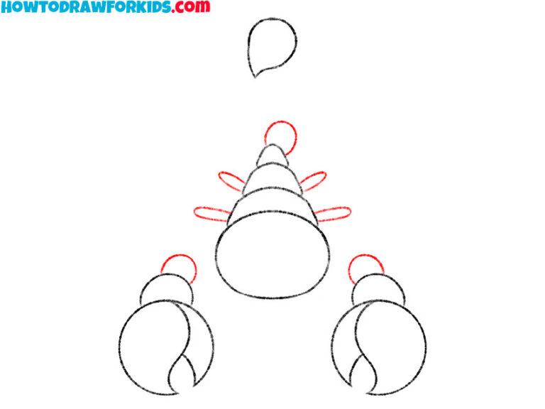 How to Draw a Scorpion - Easy Drawing Tutorial For Kids