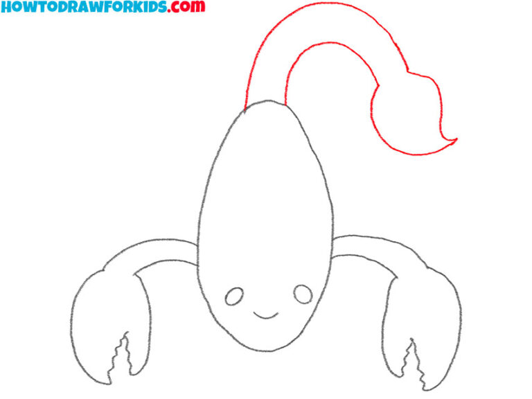 How to Draw a Scorpion - Easy Drawing Tutorial For Kids