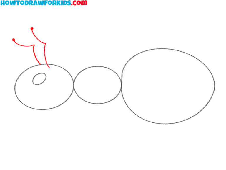 How to Draw an Ant - Easy Drawing Tutorial For Kids