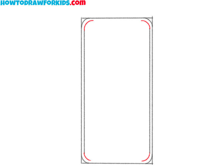 How to Draw an iPhone - Easy Drawing Tutorial For Kids