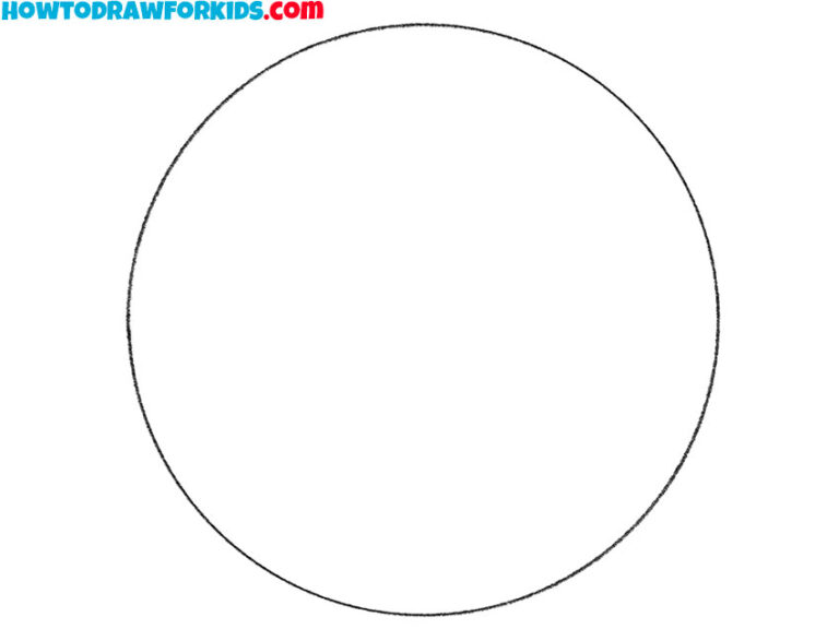 How to Draw a Perfect Circle - Easy Drawing Tutorial For Kids