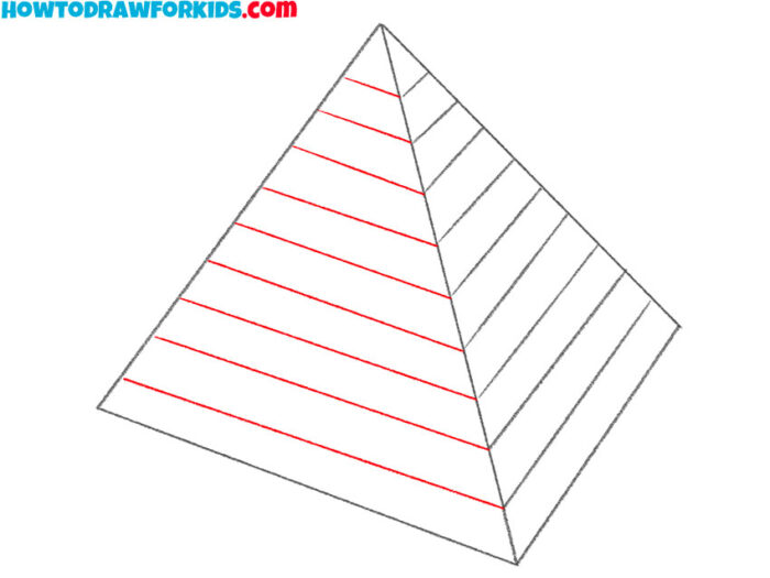 How to Draw a Pyramid - Easy Drawing Tutorial For Kids