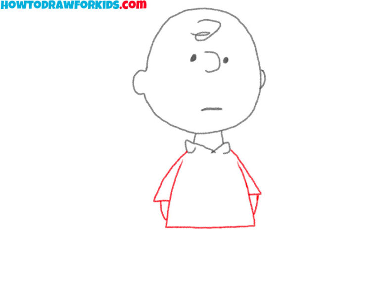 How to Draw Charlie Brown - Easy Drawing Tutorial For Kids