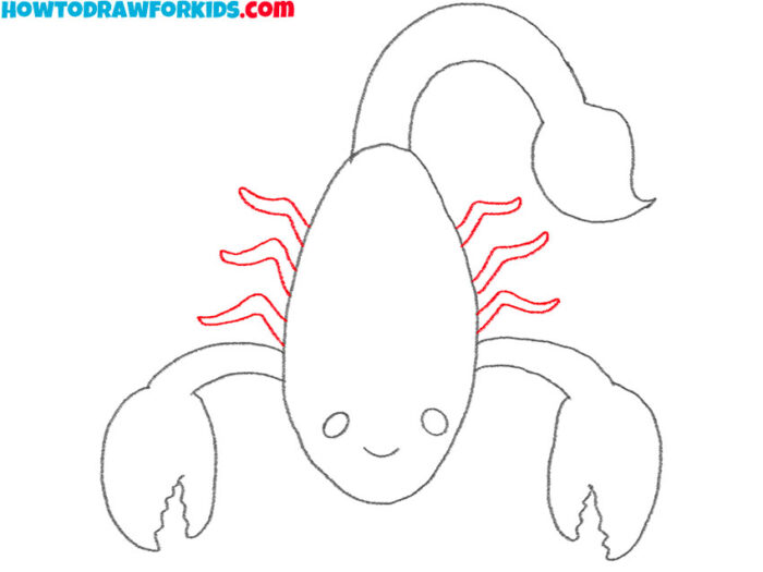 How to Draw a Scorpion - Easy Drawing Tutorial For Kids