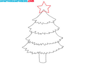 How to Draw a Christmas Tree - Easy Drawing Tutorial For Kids