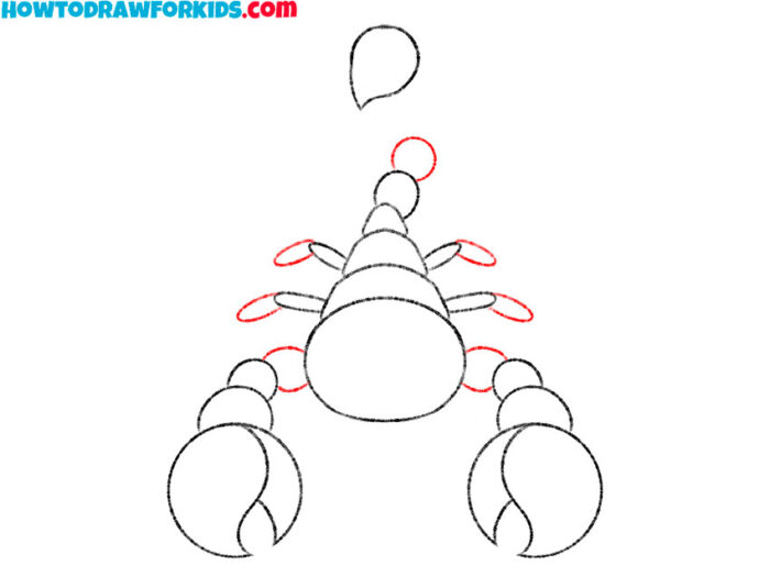 How to Draw a Scorpion - Easy Drawing Tutorial For Kids