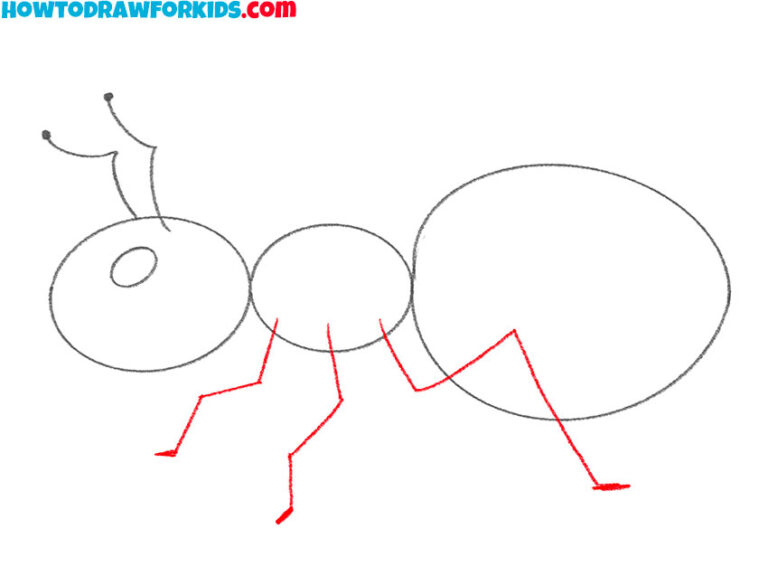 How to Draw an Ant - Easy Drawing Tutorial For Kids