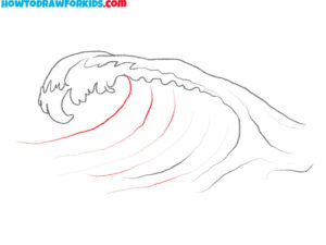How to Draw an Ocean Wave - Easy Drawing Tutorial For Kids