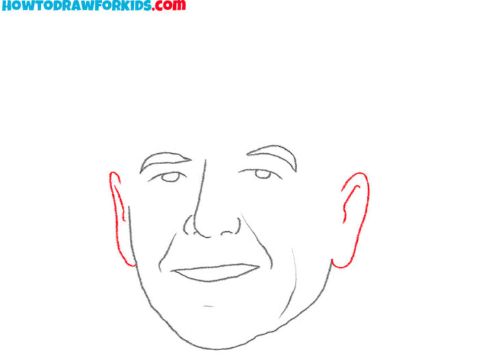 How to Draw Ronald Reagan - Easy Drawing Tutorial For Kids