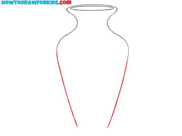 How to Draw a Vase - Easy Drawing Tutorial For Kids