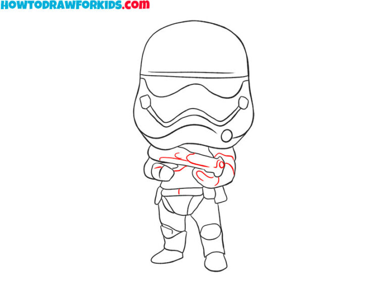 How to Draw a Stormtrooper - Easy Drawing Tutorial For Kids