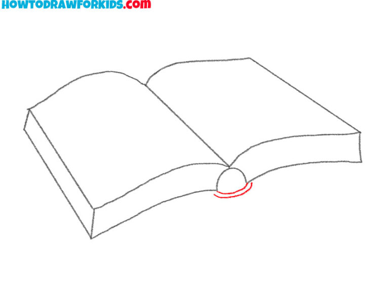 How to Draw an Open Book - Easy Drawing Tutorial For Kids
