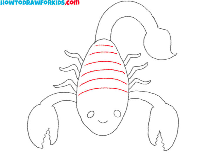 How to Draw a Scorpion - Easy Drawing Tutorial For Kids