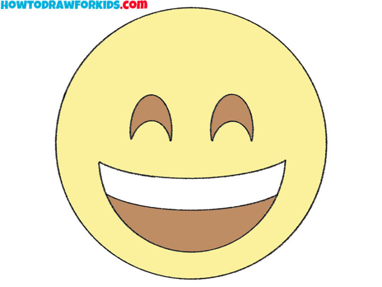 How to Draw an Emoji - Easy Drawing Tutorial For Kids