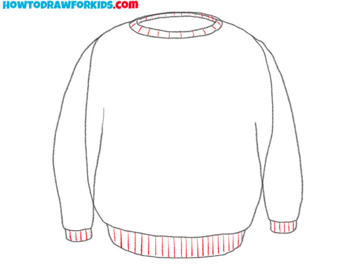 How to Draw a Sweater - Easy Drawing Tutorial For Kids