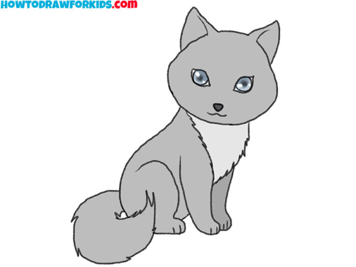 How to Draw an Anime Wolf - Easy Drawing Tutorial For Kids