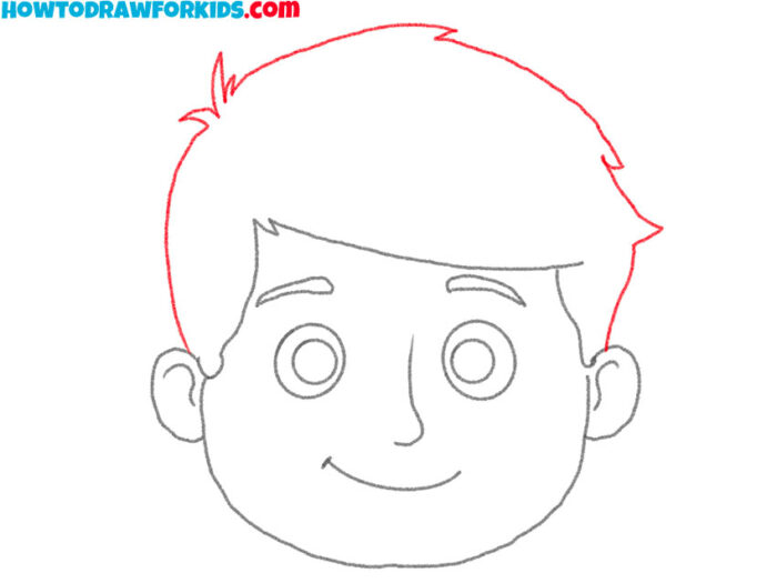 How to Draw a Boy's Face - Easy Drawing Tutorial For Kids