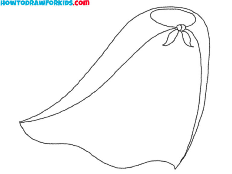 How to Draw a Cape - Easy Drawing Tutorial For Kids