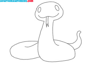 How to Draw a Snake - Easy Drawing Tutorial For Kids
