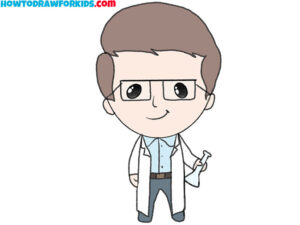 How to Draw a Scientist - Easy Drawing Tutorial For Kids