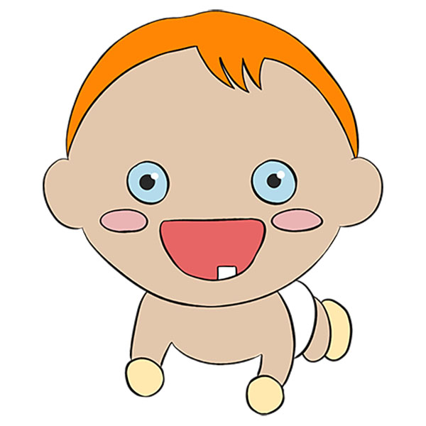 How to Draw a Baby - Easy Drawing Tutorial For Kids