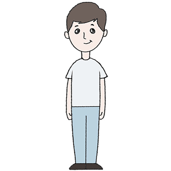 How To Draw A Person Cartoon Silenceproportion