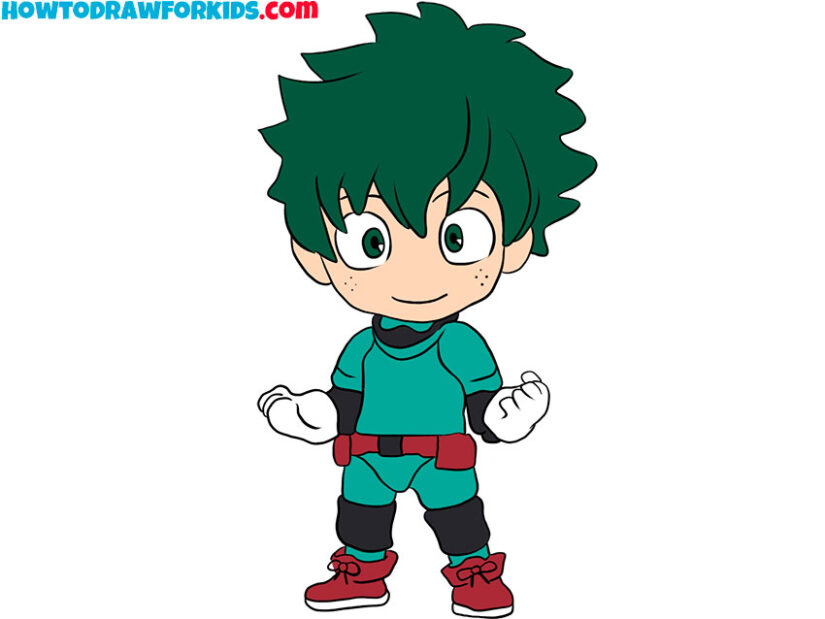 How to Draw Deku - Easy Drawing Tutorial For Kids