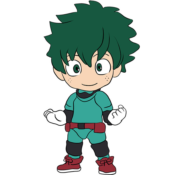 How To Draw Deku Easy Drawing Tutorial For Kids