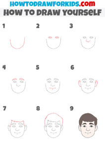 How to Draw a Self-Portrait - Easy Drawing Tutorial For Kids