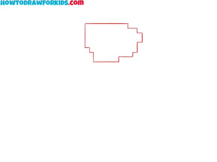 How to Draw 8-BIT Mario - Easy Drawing Tutorial For Kids