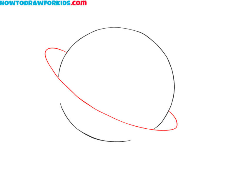 How to Draw a Planet - Easy Drawing Tutorial For Kids