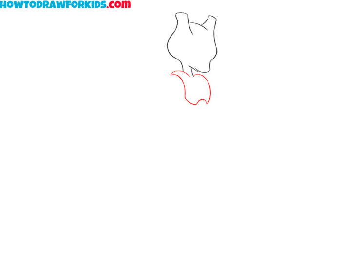 How to Draw Mewtwo - Easy Drawing Tutorial For Kids