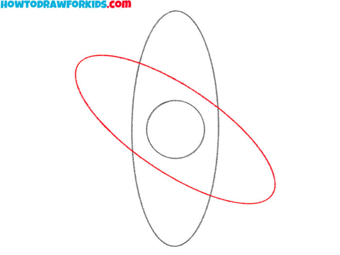 How to Draw an Atom - Easy Drawing Tutorial For Kids