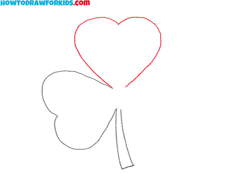 How To Draw A Shamrock - Easy Drawing Tutorial For Kids