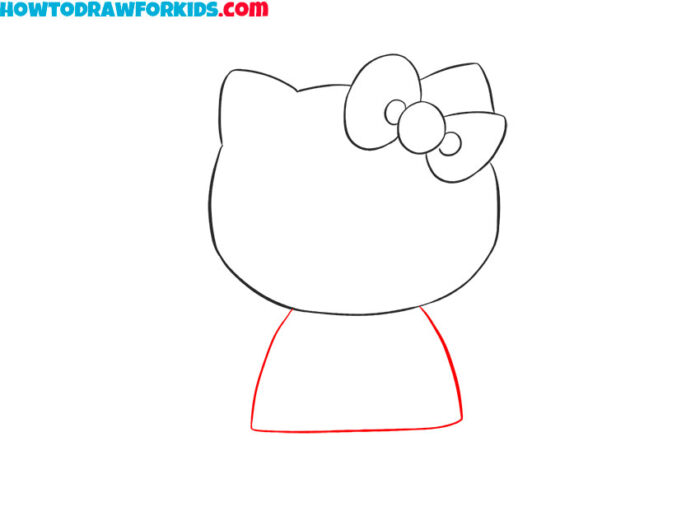 How to Draw Hello Kitty - Easy Drawing Tutorial For Kids