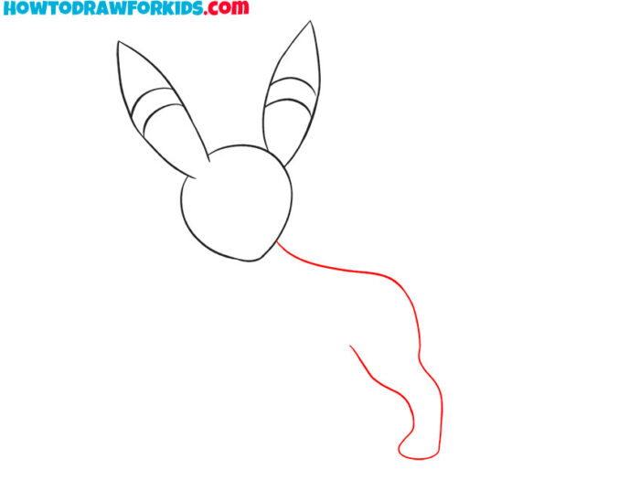 How to Draw Umbreon - Easy Drawing Tutorial For Kids