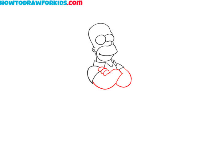 How to Draw Homer Simpson - Easy Drawing Tutorial For Kids