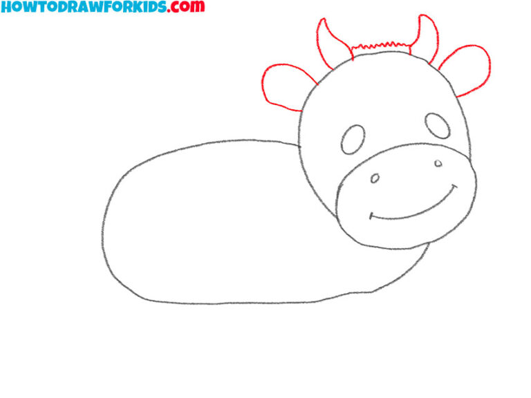 How to Draw a Bull - Easy Drawing Tutorial For Kids