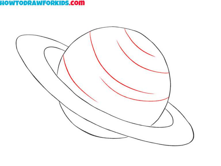 How to Draw a Planet - Easy Drawing Tutorial For Kids