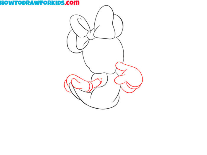 How to Draw Minnie Mouse - Easy Drawing Tutorial For Kids