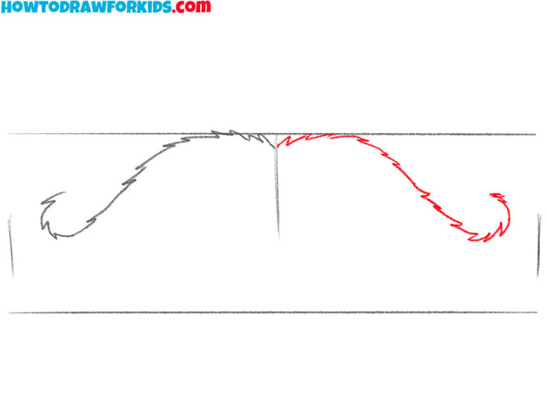How to Draw a Mustache - Easy Drawing Tutorial For Kids