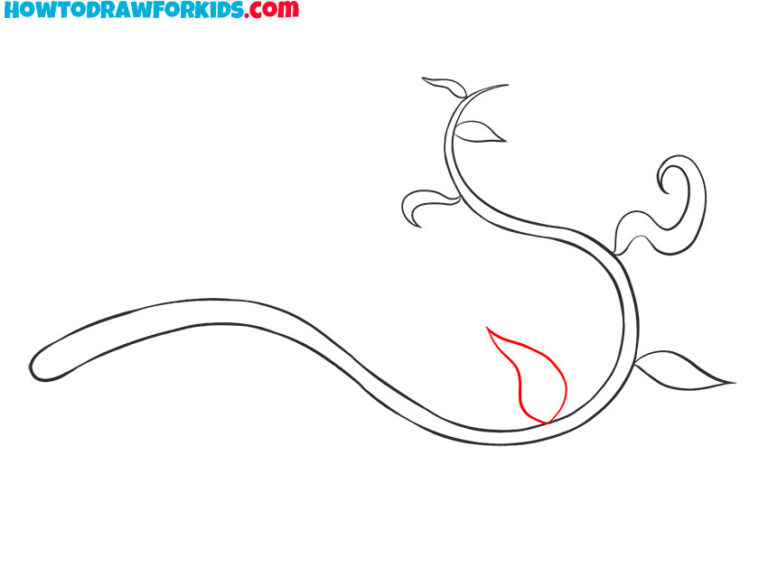 How to Draw a Vine - Easy Drawing Tutorial For Kids