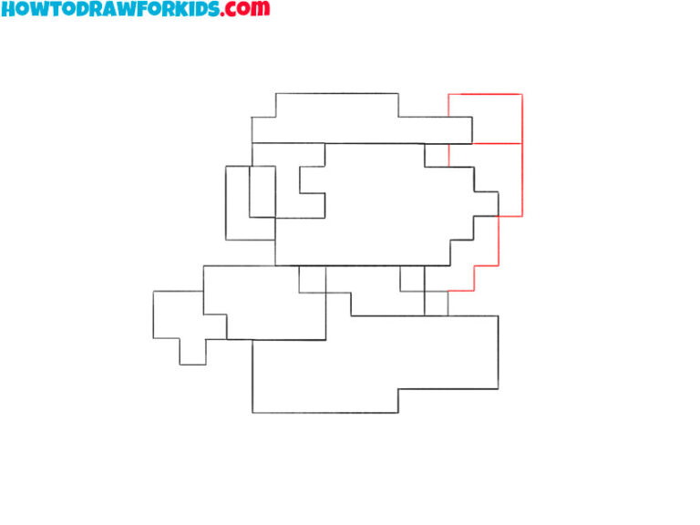 How to Draw 8-BIT Character - Easy Drawing Tutorial For Kids