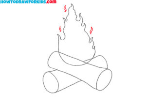 How to Draw a Campfire - Easy Drawing Tutorial For Kids