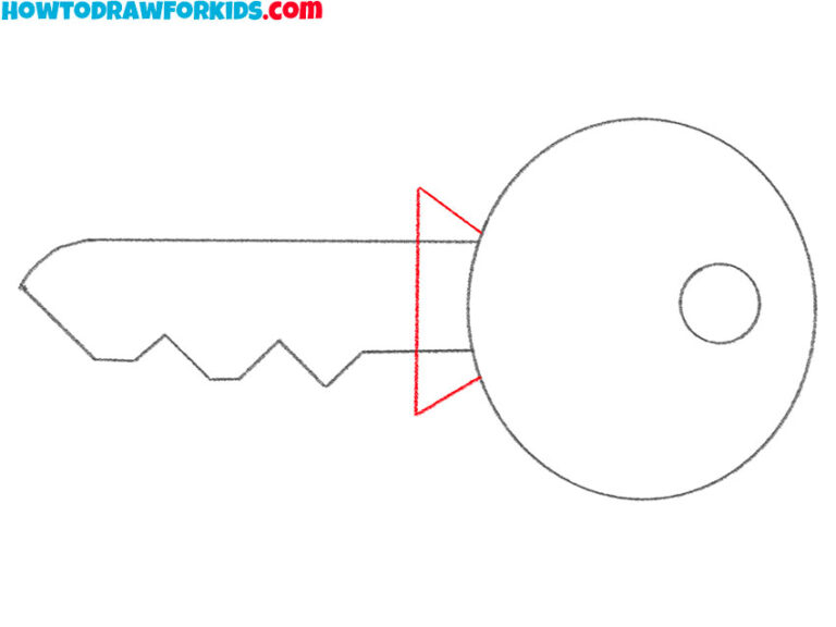How to Draw a Key - Easy Drawing Tutorial For Kids